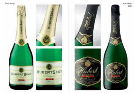 Prémiové šumivé víno Hubert L´Original prešiel redesignom
